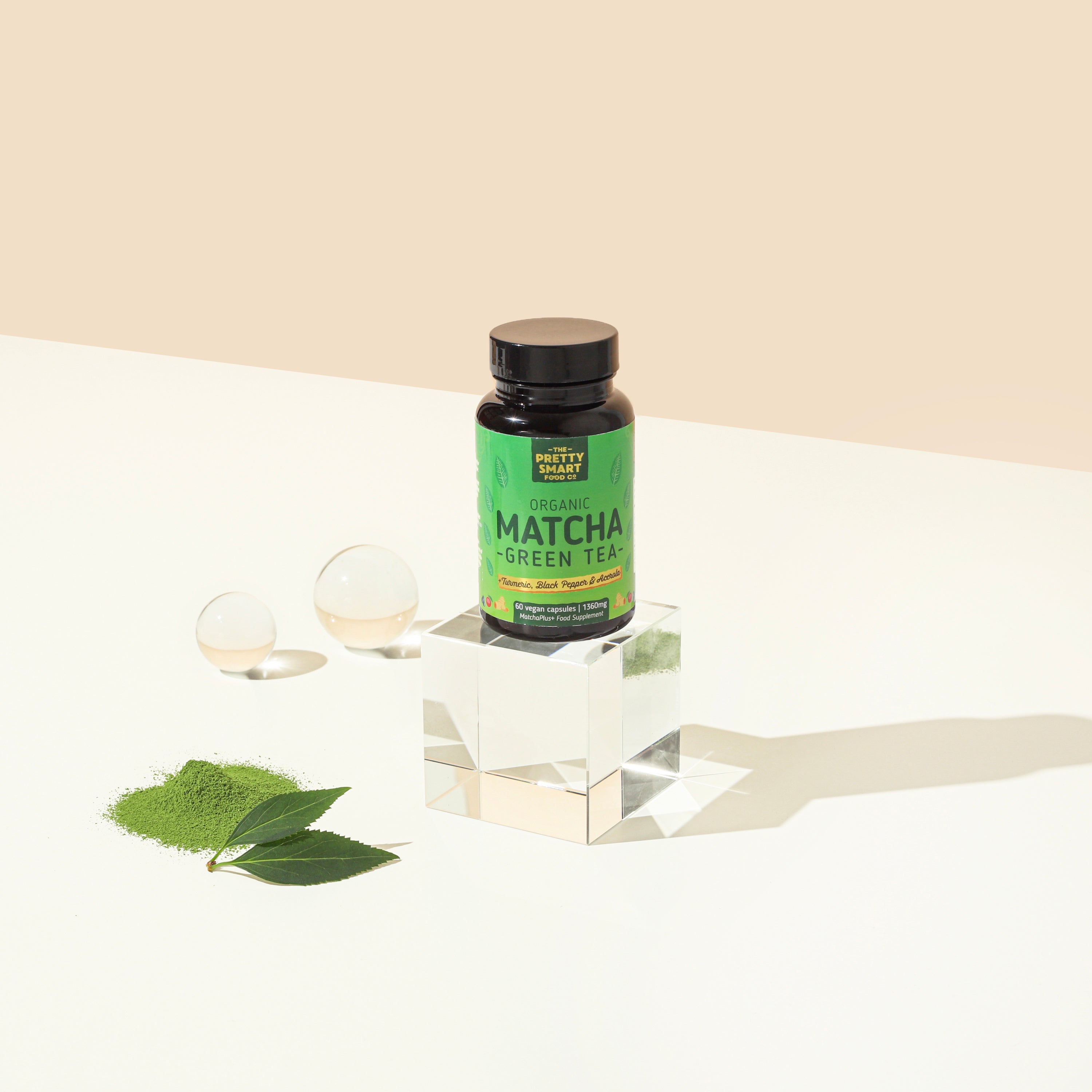 Organic Matcha Green Tea Capsules – The Pretty Smart Food Co
